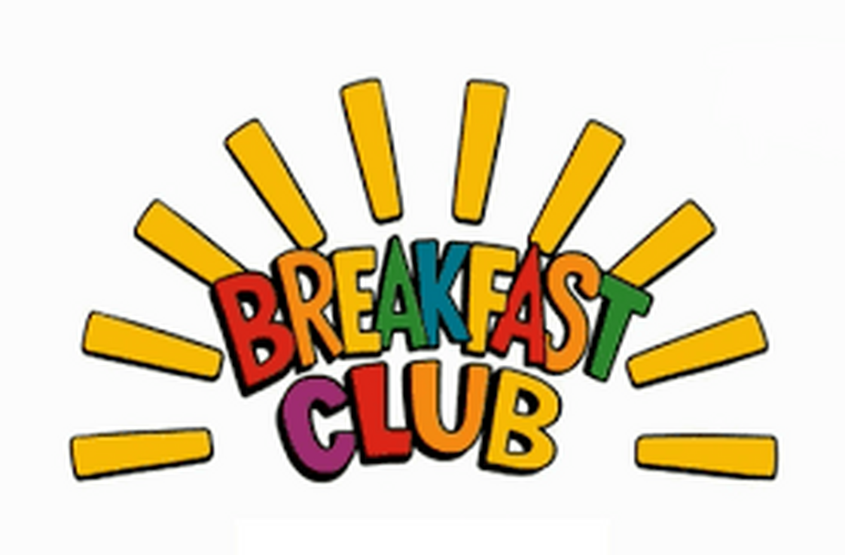 Our Breakfast Club starts at 7:55 am with last entries being at 8:30am.